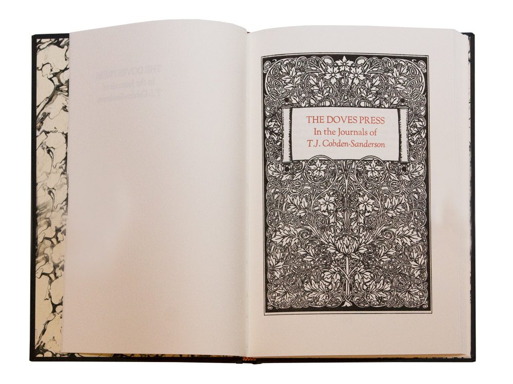"The Doves Press" - In the Journals of T. J. Cobden-Sanderson - Clinker ...